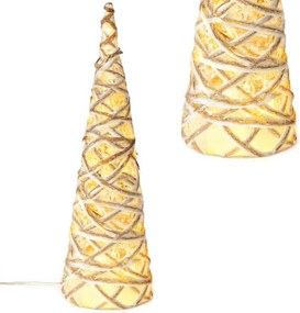 Vánoční LED stromek HOLLY 40 cm teplá bílá