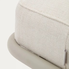 OnaDnes -20% Béžová čalouněná lavice Kave Home Compo II. 130 cm