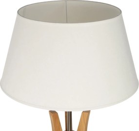 Bílá stojací lampa KALO, 156 cm