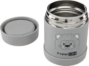 FreeON Termodóza na jídlo nerezová 350 ml - šedá