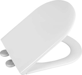 Aqualine HYGIE - WC sedátko, Soft Close, bílá PS105