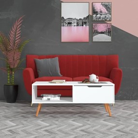 vidaXL Konferenční stolek 100 x 49,5 x 43 cm dřevotříska [326786] Barva: Betonová šedá