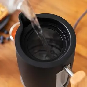 Cecotec ThermoSense 400 černá/dřevo / Rychlovarná konvice / nerezová o