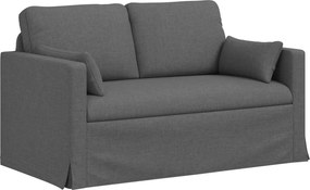 Set pohovek 2 ks Tmavě šedá textil 3407494