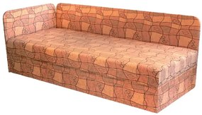 Jednolůžková postel (válenda) 80 cm Eda 4/1 (s pružinovou matrací) (L). 774106