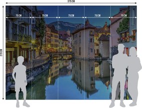 Fototapeta na míru Kanály v Annecy | Vliesová fototapeta na zed' | DFTNXXL2438