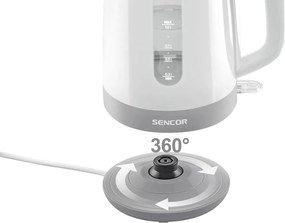 Sencor SWK 1020WH  – rychlovarná konvice 1 l, bílá