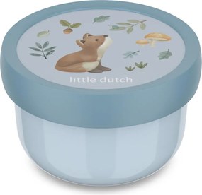 Světle modrý plastový dětský svačinový box Forest Friends – Mepal