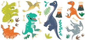 York Wallcoverings Samolepky na stěnu DINOSAUŘI do klučičího pokoje