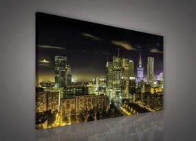 Postershop Obraz na plátně: Noční město (3) - 75x100 cm