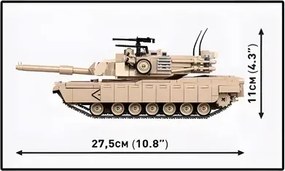 COBI 2632 Armed Forces Abrams M1A2 / Stavebnice / 1025 dílů / 1 figurk