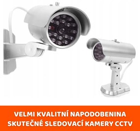 Atrapa security kamery s blikající LED diodou