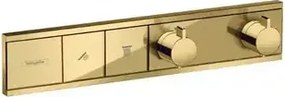 Hansgrohe RainSelect - Baterie pod omítku pro 2 spotřebiče | | zlatá