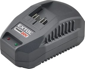 Vrtací šroubovák aku s příklepem SHARE20V, BRUSHLESS, 2Ah (2×), EXTOL PREMIUM 8891806