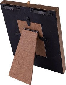 Černý fotorámeček se zdobením - 11*1*14 cm / 5*7 cm