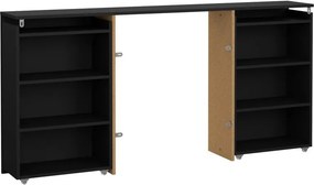 Úložné čelo postele Simplicity 165 cm, černý mat
