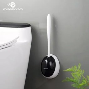 Silikonová WC štětka se závěsným držákem Barva: Černá