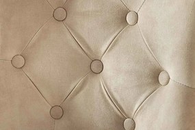 Designová židle Queen Lví hlava béžový samet