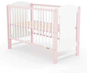 Dětská postýlka New Baby ELSA standard bílo-růžová Barva: Růžová