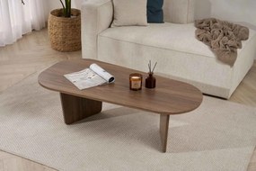 Designový konferenční stolek Nephrite 130 cm vzor ořech