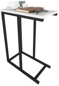 Odkládací příruční stolek LANDEN bílá