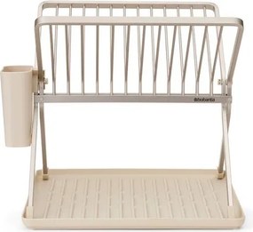 Béžový kovový dvoupatrový odkapávač 37x33 cm – Brabantia