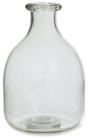 Garden Trading Skleněná váza Clearwell Vase Bottle, čirá barva, sklo