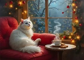 ALIPSON Puzzle Čekání na Vánoce / 500 dílků