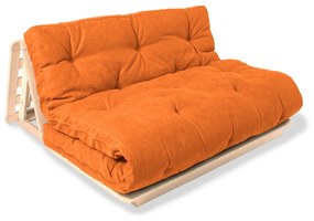 Rozkládací futonová pohovka LAYTI 01 140 cm z - výběr z 10 provedení
