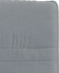 Jídelní židle 4 ks světle šedé textil 3315355