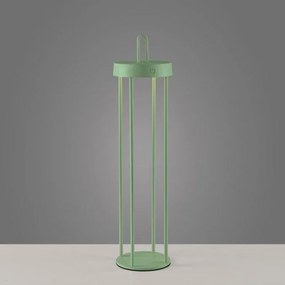 LD 19301-43 ANSELM LED stolní lampa na baterie zelená 50cm dotykový stmívač IP44 zahradní svítidlo 2700K - JUST LIGHT