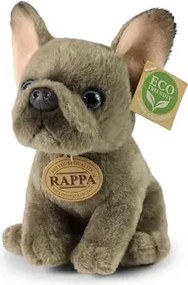 RAPPA Plyšový pes francouzský buldoček 18 cm / ECO-FRIENDLY / od 0 měs
