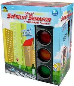MaDe 94312 - Semafor na baterie s realistickými funkcemi 72cm