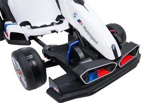 Ramiz BMW motokára s funkcí driftu bílá