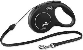 Flexi Classic S lanko 5m černé / Vodítko