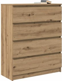 Příborník dub artisan 80x35x99 cm kompozitní dřevo 3328488