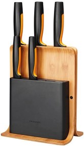 FISKARS Functional Form Bambusový blok s pěti noži 1057552