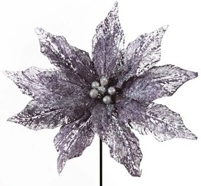 DecoKing - Dekorativní květ Fialová metalický