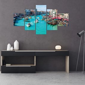 Obraz - Canal Grande, Benátky, Itálie (125x70 cm)