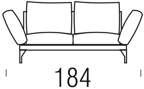 Beltá / Frajumar designové sedačky Asso 184cm