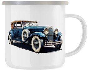 Mablo Plecháček "Retro auto" Lem: Černý 460 ml