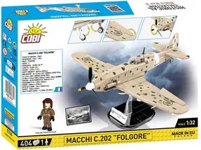 COBI 5760 II WW Macchi C.202 FOLGORE / 404 kostek / 1 figurka / 1:32 /