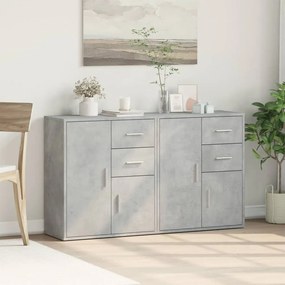 Příborníky 2 ks betonově šedé 60 x 31 x 70 cm kompozitní dřevo 3276563