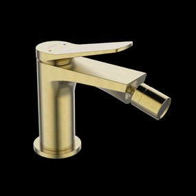 Invena Alonia, bidetová baterie h-128, zlatá matná, INV-BB-70-009-V