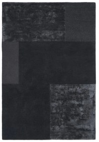 Antracitový koberec Asiatic Carpets Tate Tonal Textures, 120 x 170 cm