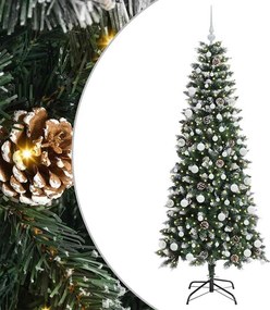 Umělý vánoční stromeček Zelená 180 cm PVC, plast a ocel 3395823