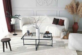 Designový konferenční stolek Vallerie 94 cm černý