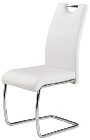 Sada 4 čalouněných židlí K211, Potah: PU ekokůže U-3 (bílá)