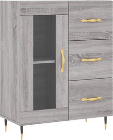Skříň highboard šedá sonoma 69,5 x 34 x 180 cm kompozitní dřevo 3189491