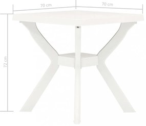 Zahradní bistro stolek plast Dekorhome Antracit
